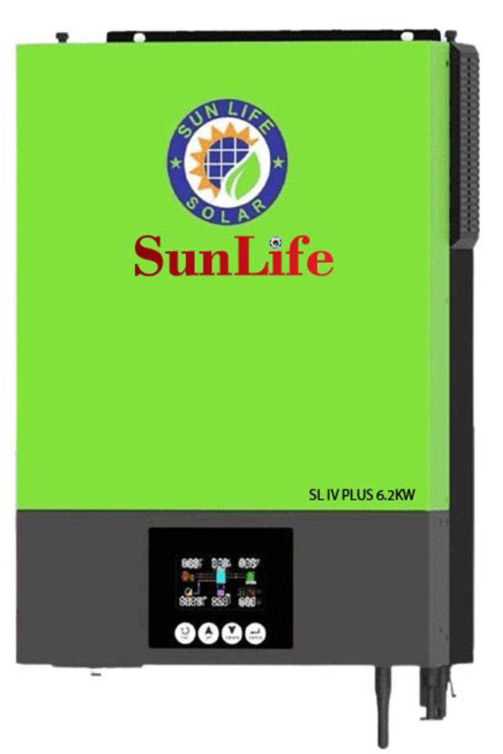 SunLife SL IV 6.2 KW ON/OFF GRID SOLAR INVERTER PV 7200 – Hi Power Solar